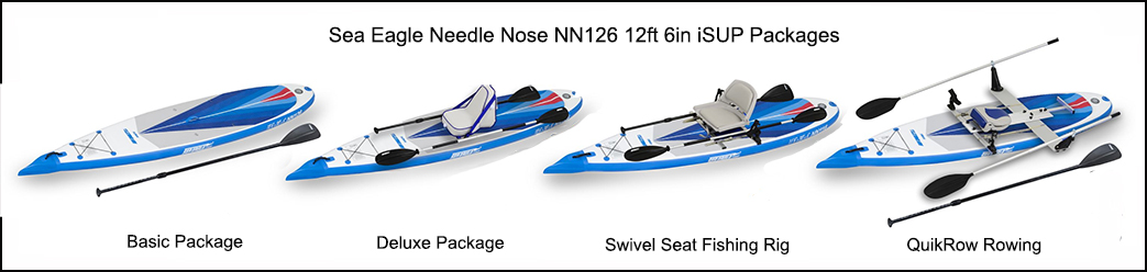 Sea Eagle NN126 12ft 6in NeedleNose Inflatable SUP Paddle Board Deluxe ...